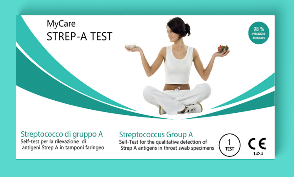 MyCare Home Test - Strep A Self-Test - Test autodiagnostico Streptococ ...