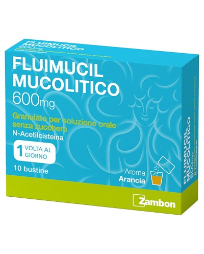 FLUIMUCIL MUCOLITICO 600MG - 10 BUSTINE – Parafarmacia corradini